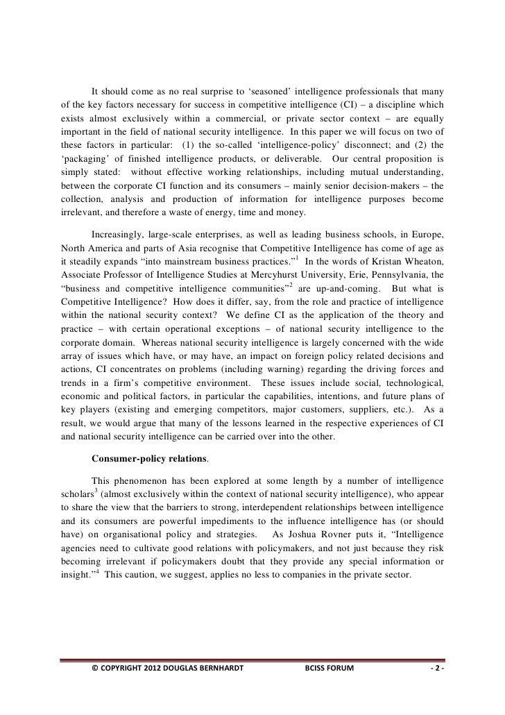 Intelligence Report: What Works, What Doesn't and How to Fix It