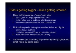 Human-Motorcycle Interaction (HMI): Research issues in motorcycle ...