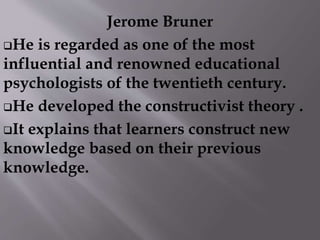 bruner application.pptx | Education
