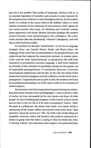 Bruner life as narrative | PDF