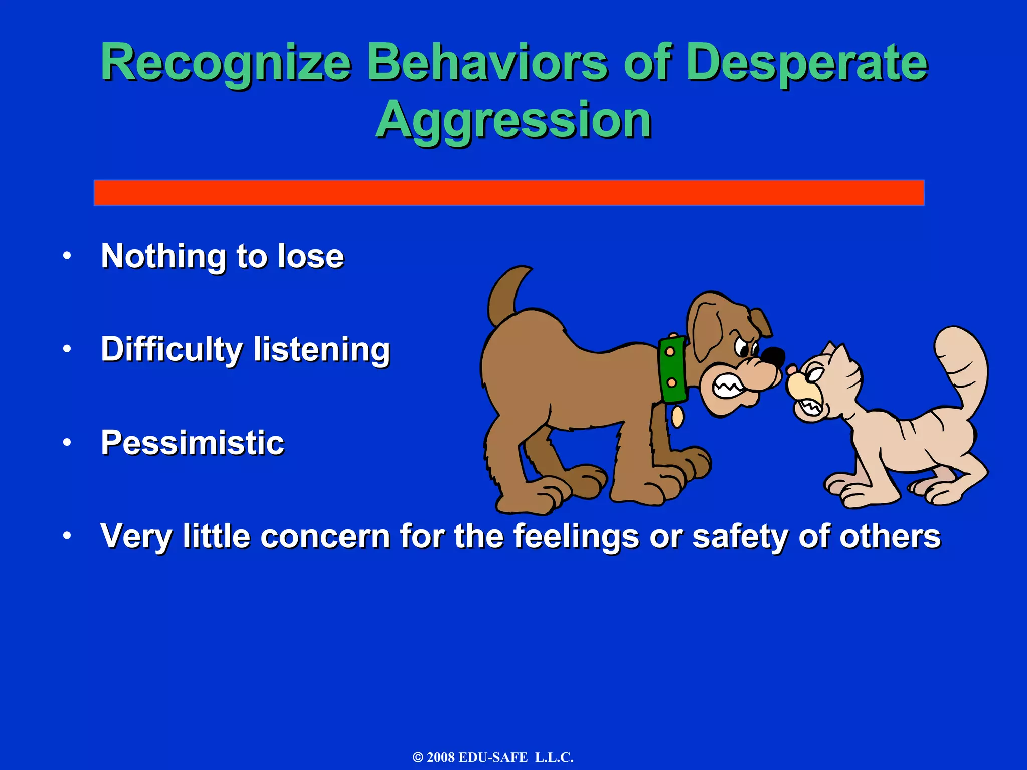 Classroom Management and Managing Aggressive Individuals | PPT