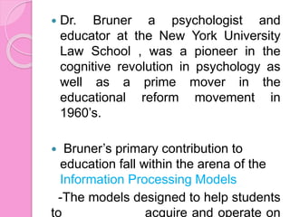 Bruner’s concept attainment model | PPTX
