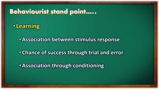 Bruner's modes of cognitive development | PPTX