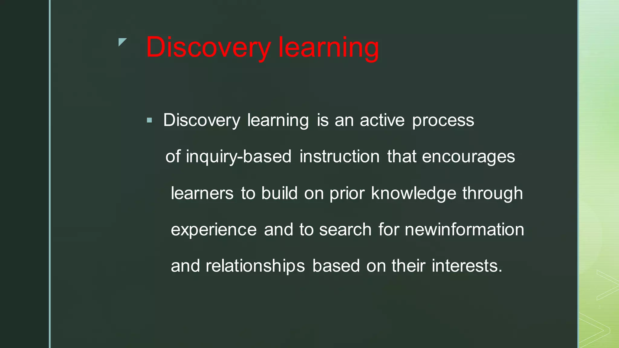 Jerome Seymour Bruner: Discovery learning theory | PDF