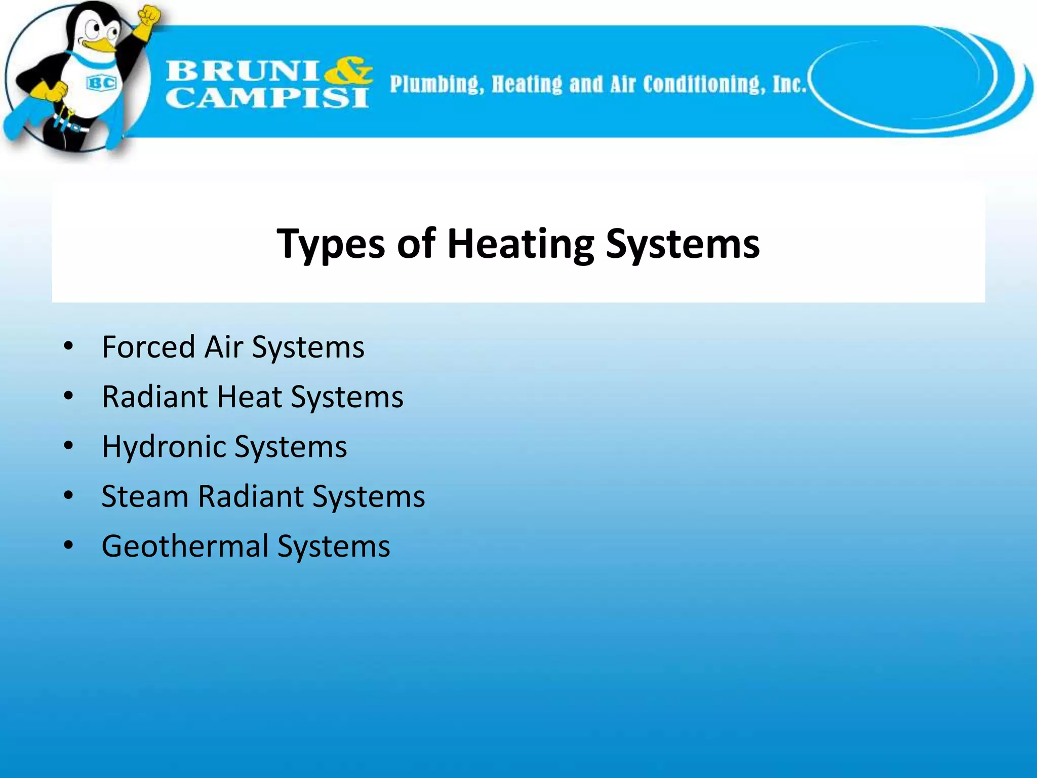 Slide: Types of Heating Systems | PPTX