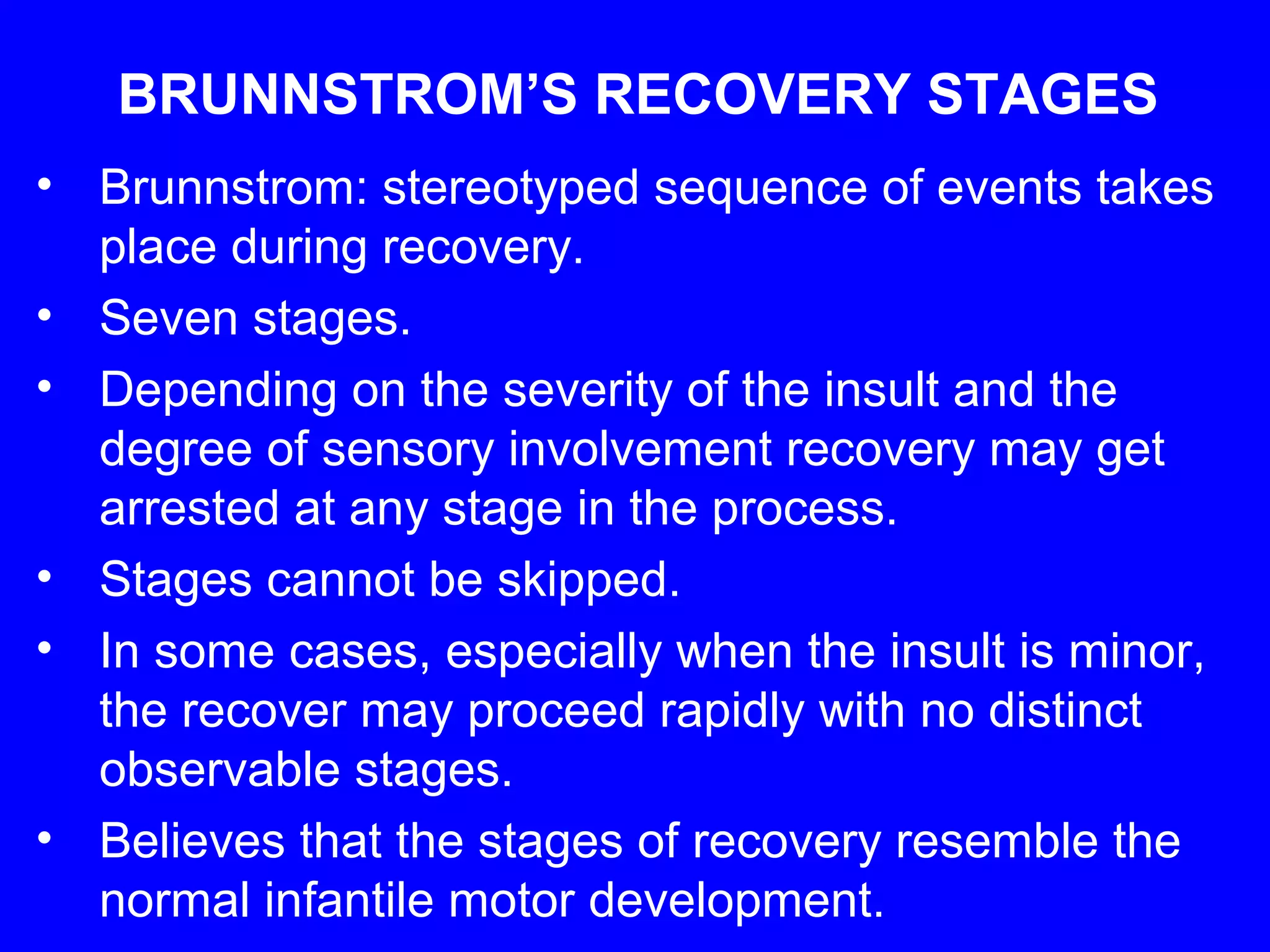 Brunnstrom | PPT