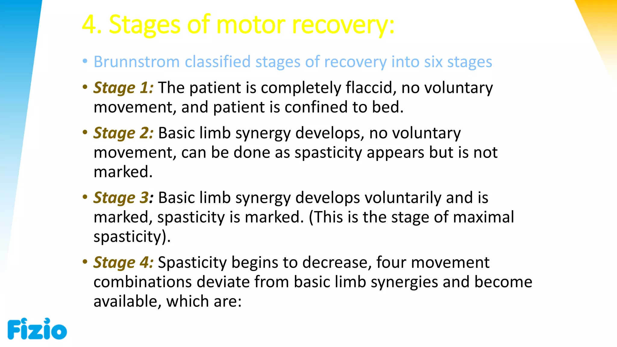Brunnstrom approach | PPTX