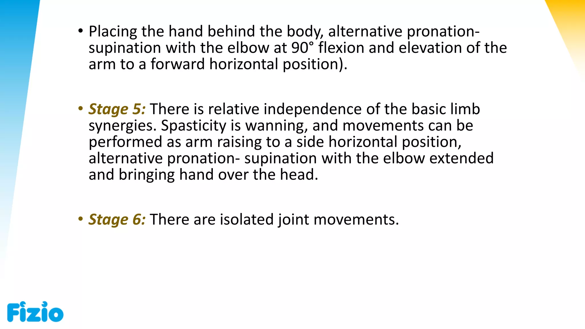 Brunnstrom approach | PPTX