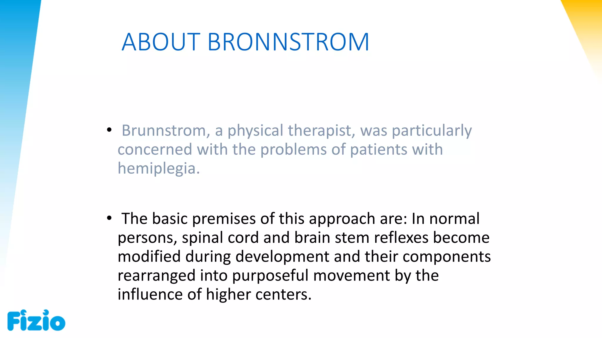 Brunnstrom approach | PPTX