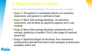 Brunnstrom approach | PPTX