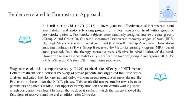 Brunnstrom Approach | PPT