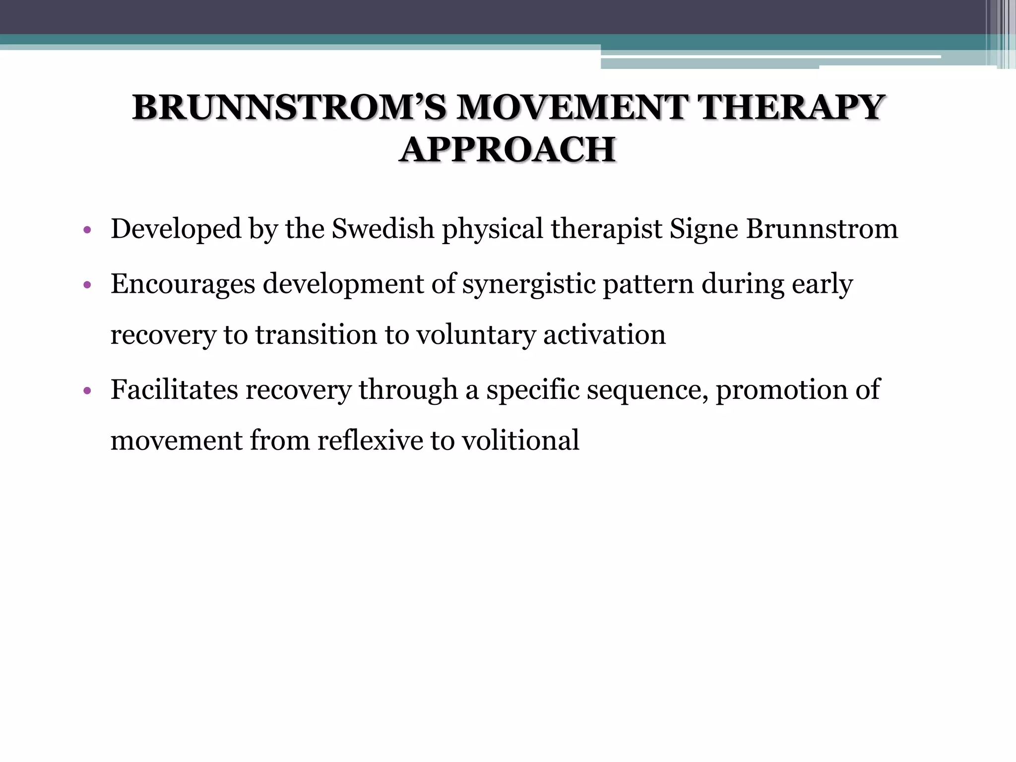 Brunnstrom's hand recovery stages | PPTX