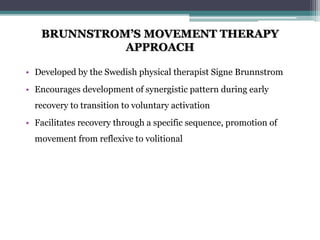 Brunnstrom's hand recovery stages | PPTX