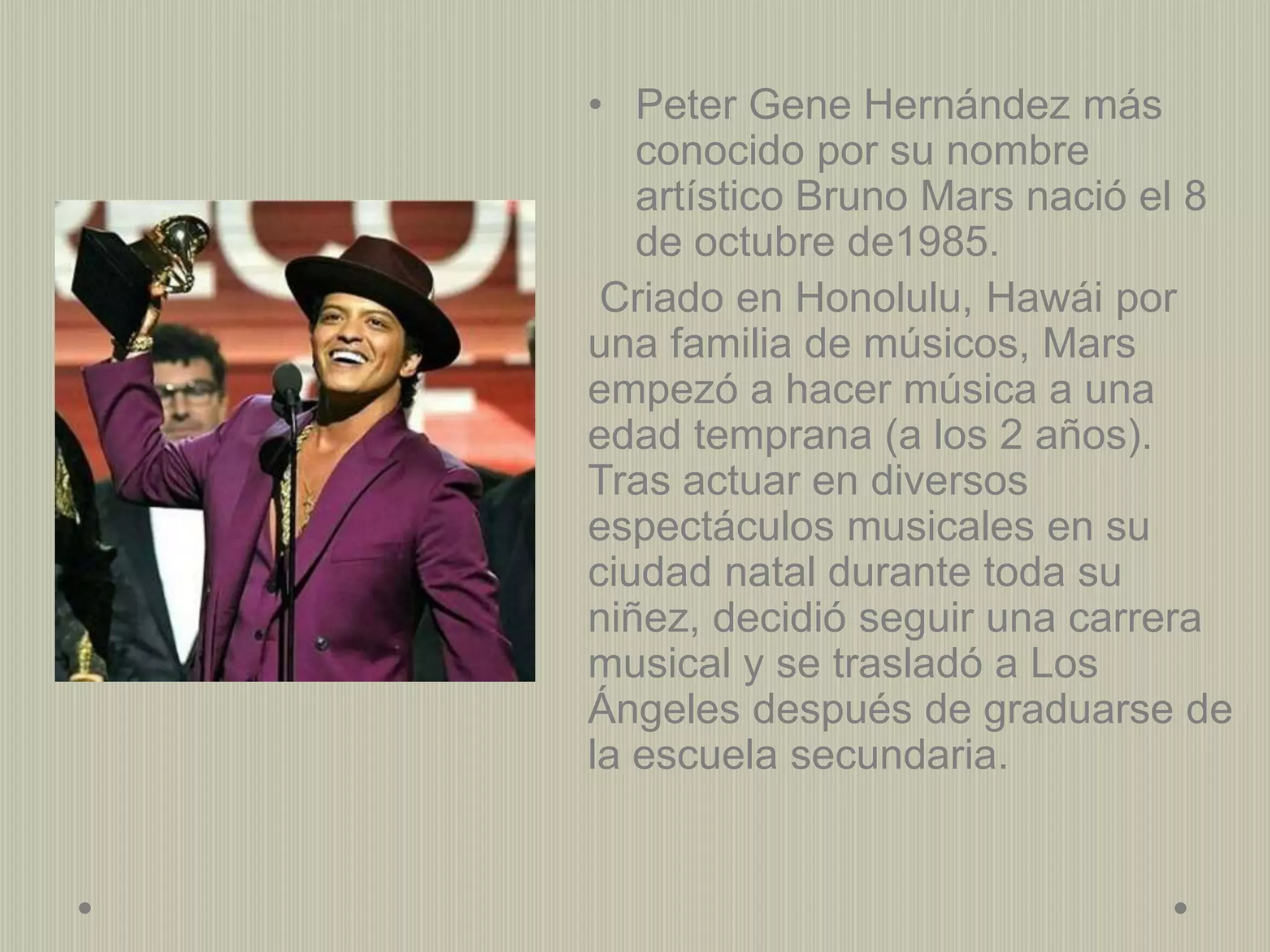 Bruno mars | PPTX
