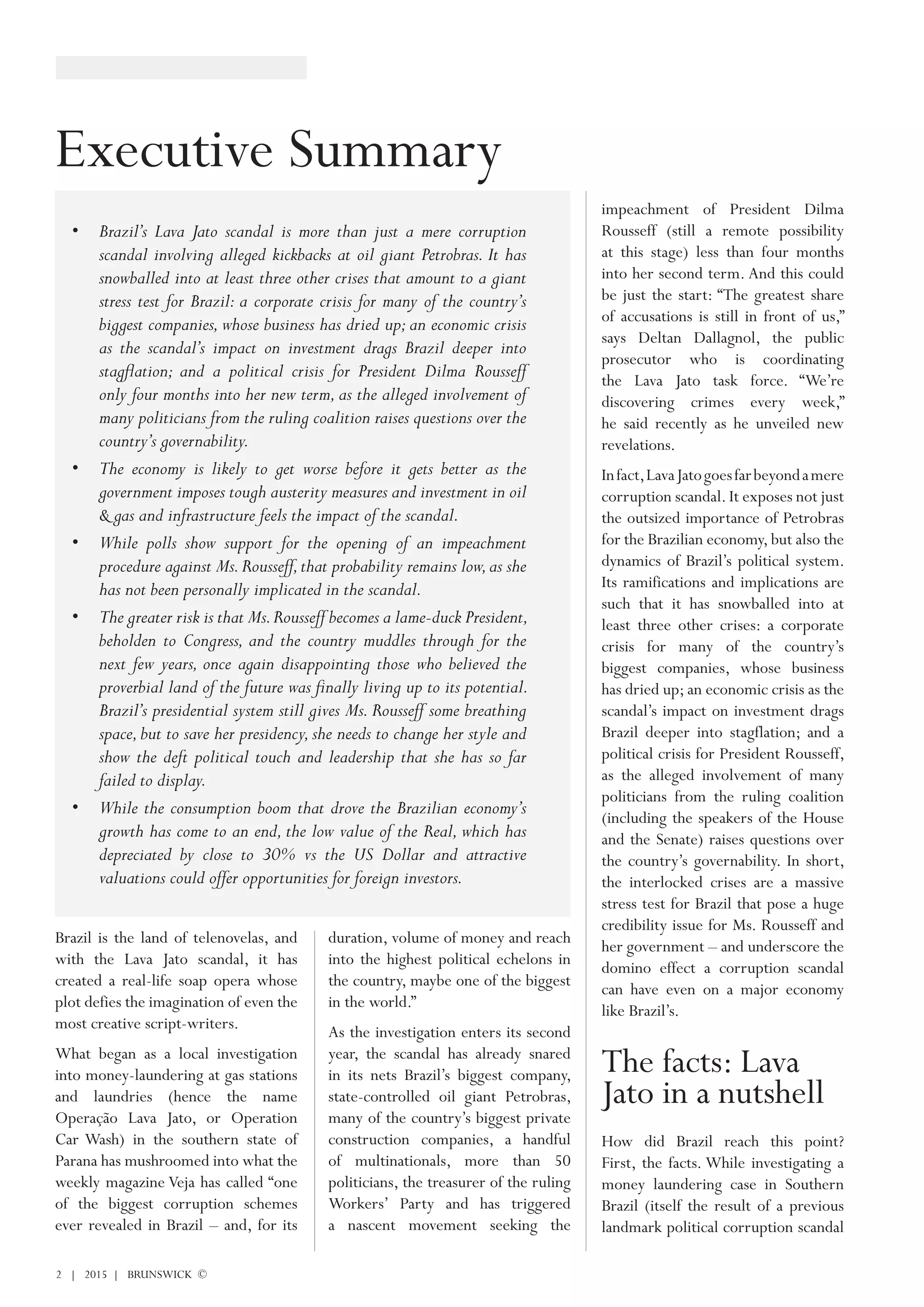 Making sense of Brazil’s Lava Jato scandal | PDF