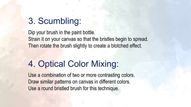 5 Basic Brush Strokes For Beginners | PPT