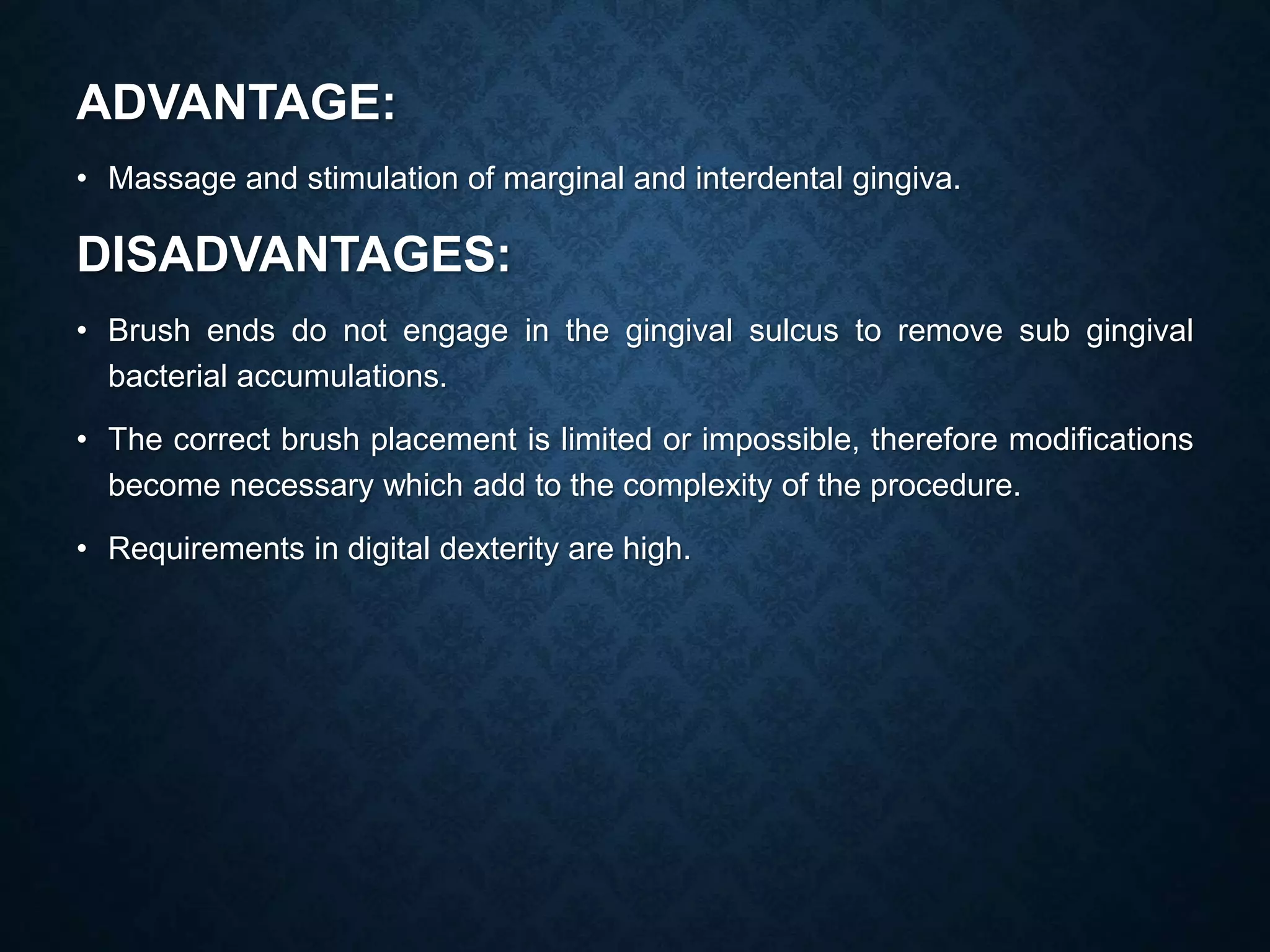 Brushing techniques | PPTX