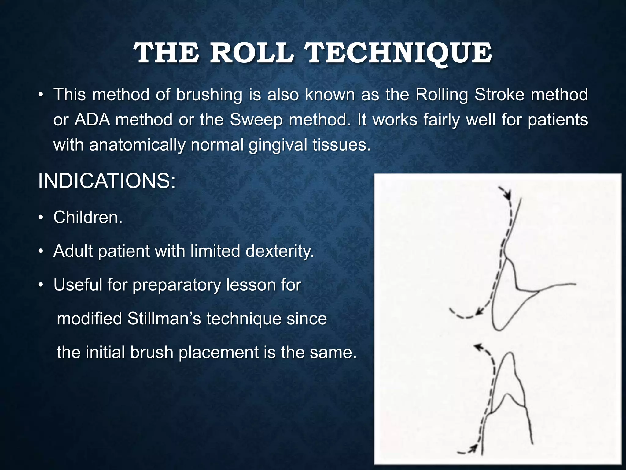 Brushing techniques | PPTX