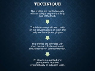 Brushing techniques | PPTX