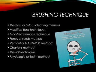 Brushing technique | PPT