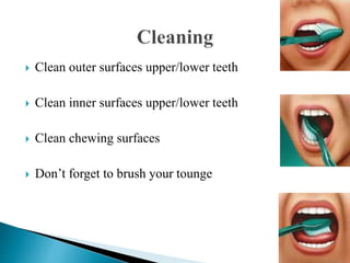 Brushing teeth | PPTX