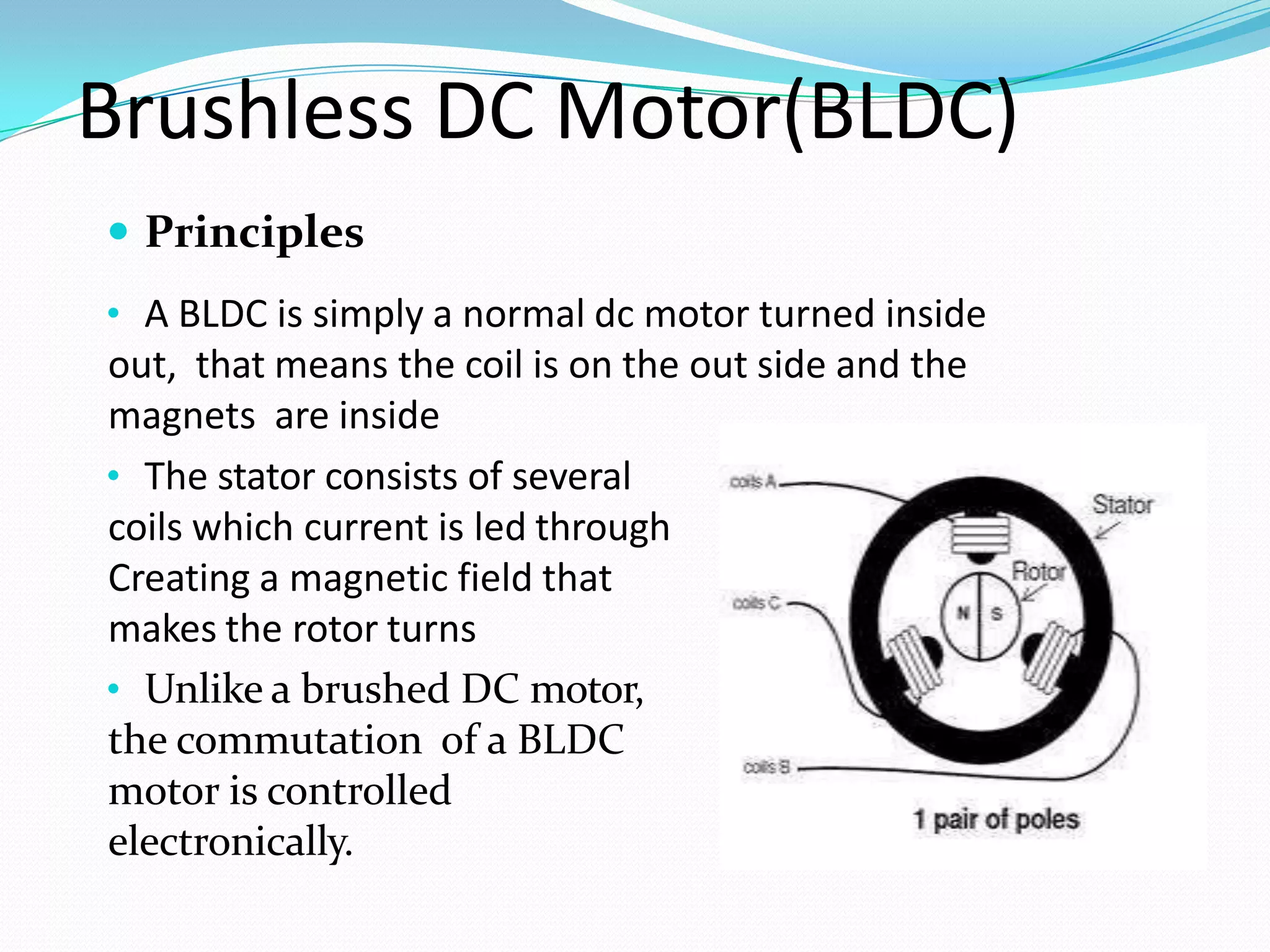 Brushless dc motor, Principles of Mechanical Vs Electronic Commentator ...