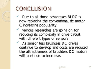 Brushless DC Motor construction and working.pptx