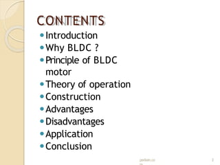 Brushless DC Motor construction and working.pptx