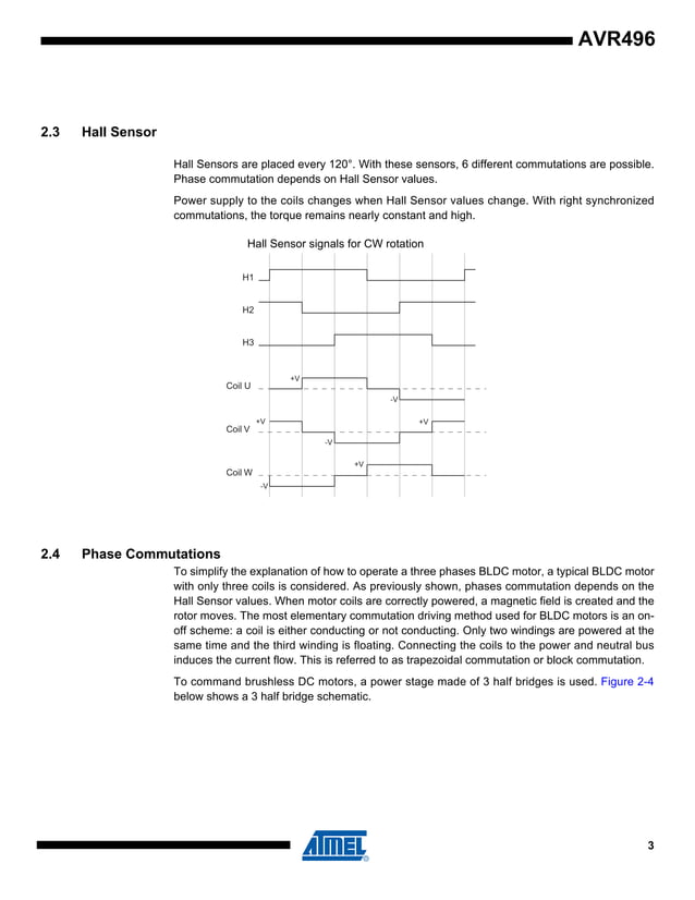 Brushless dc motor control using | PDF