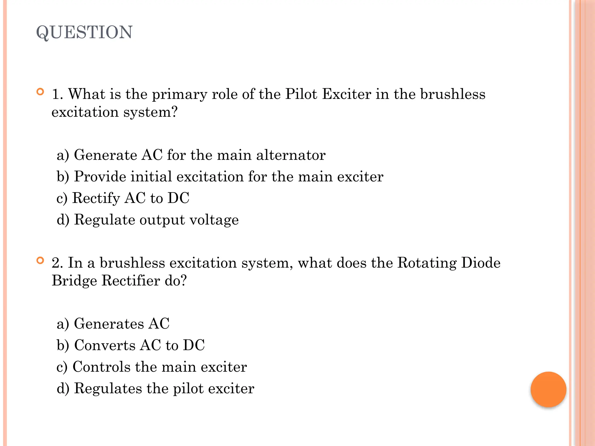 Brushless excitation system of alternator.pptx