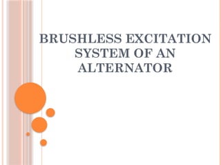 Brushless Excitation System Of Alternator Pptx