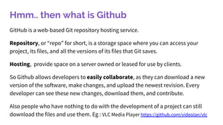 Brush up on using github | PDF