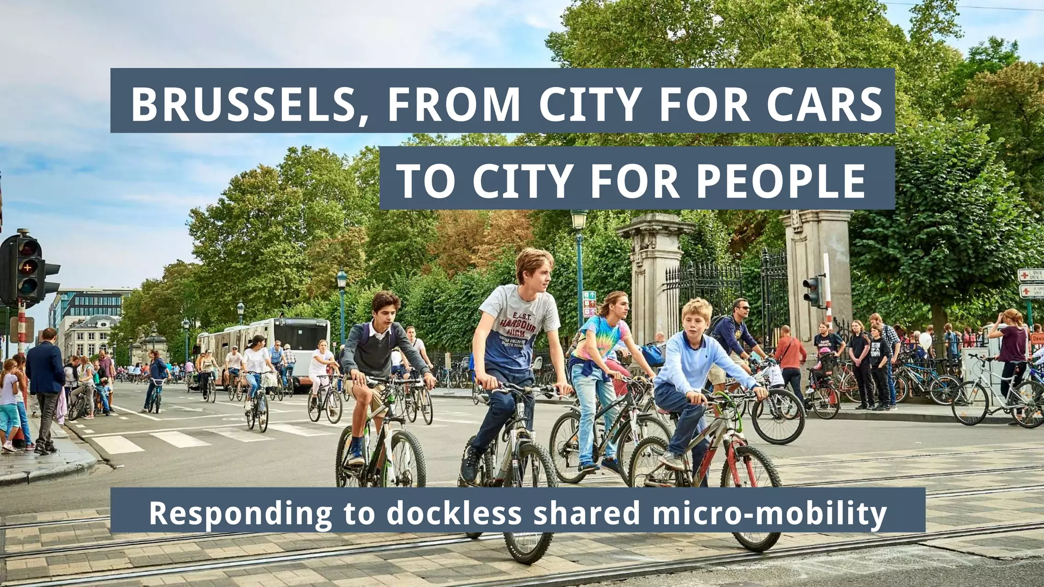 How cities should deal with shared micro-mobility (case study Brussels ...