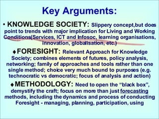 Handbook of the Knowledge Society Foresight | PPT