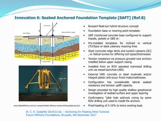 Offshore Wind Foundations Brussels 8th November 2017 | PPTX