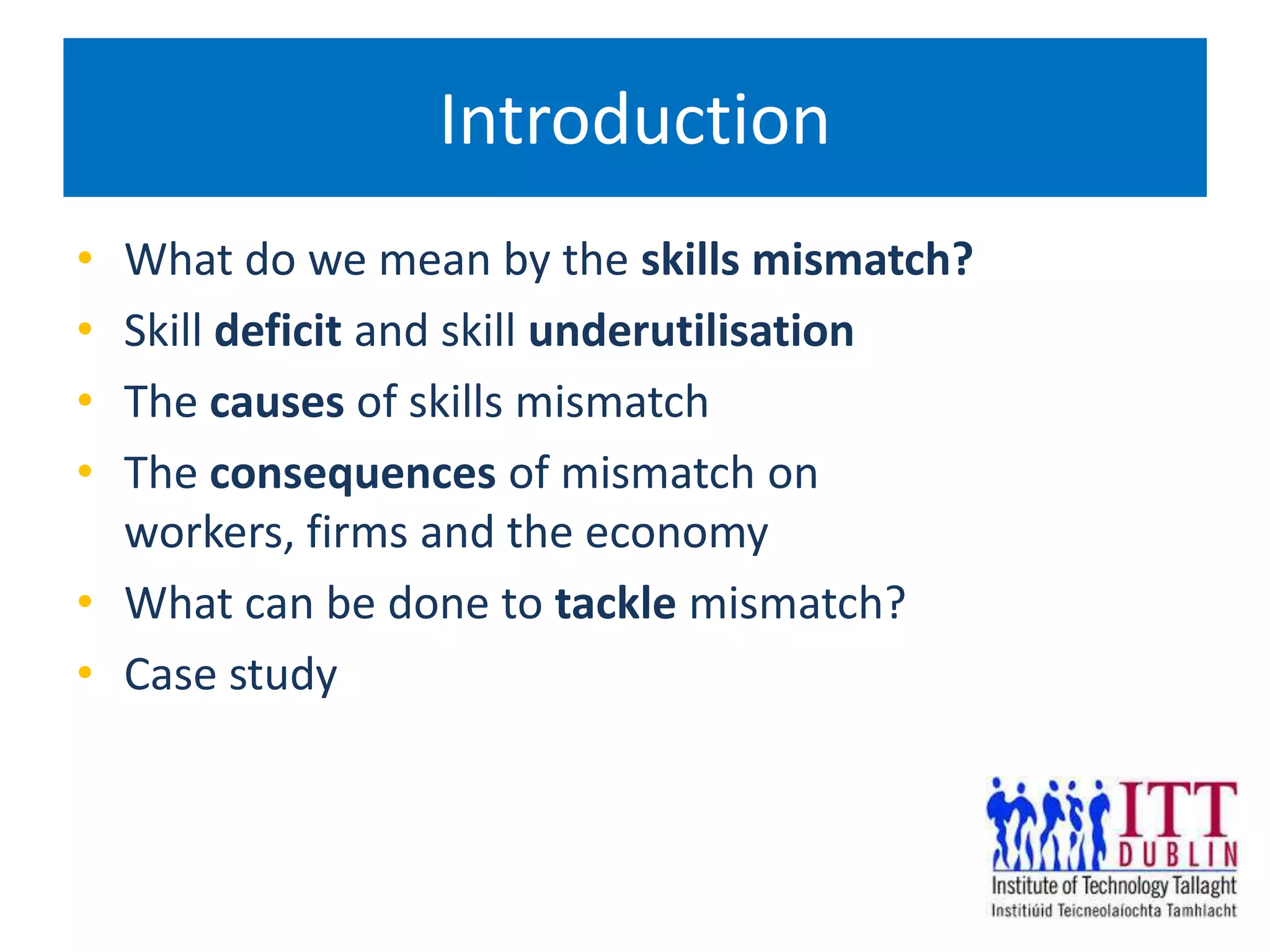 Tackling the skills mismatch through education and training | PPT