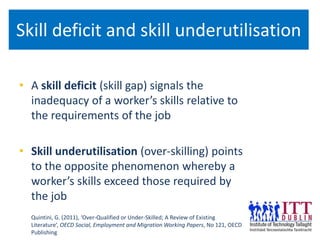 Tackling the skills mismatch through education and training | PPT