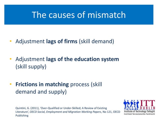 Tackling the skills mismatch through education and training | PPT ...