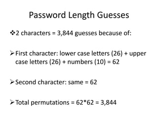 Brute force-attack presentation | PPTX
