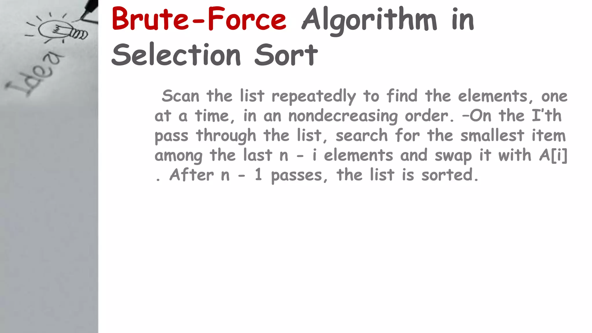Bruteforce algorithm | PPTX