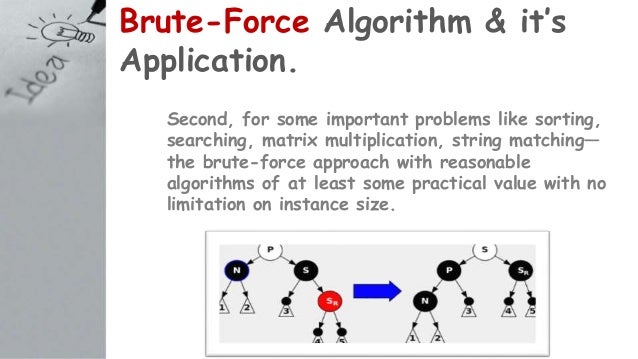 Bruteforce algorithm