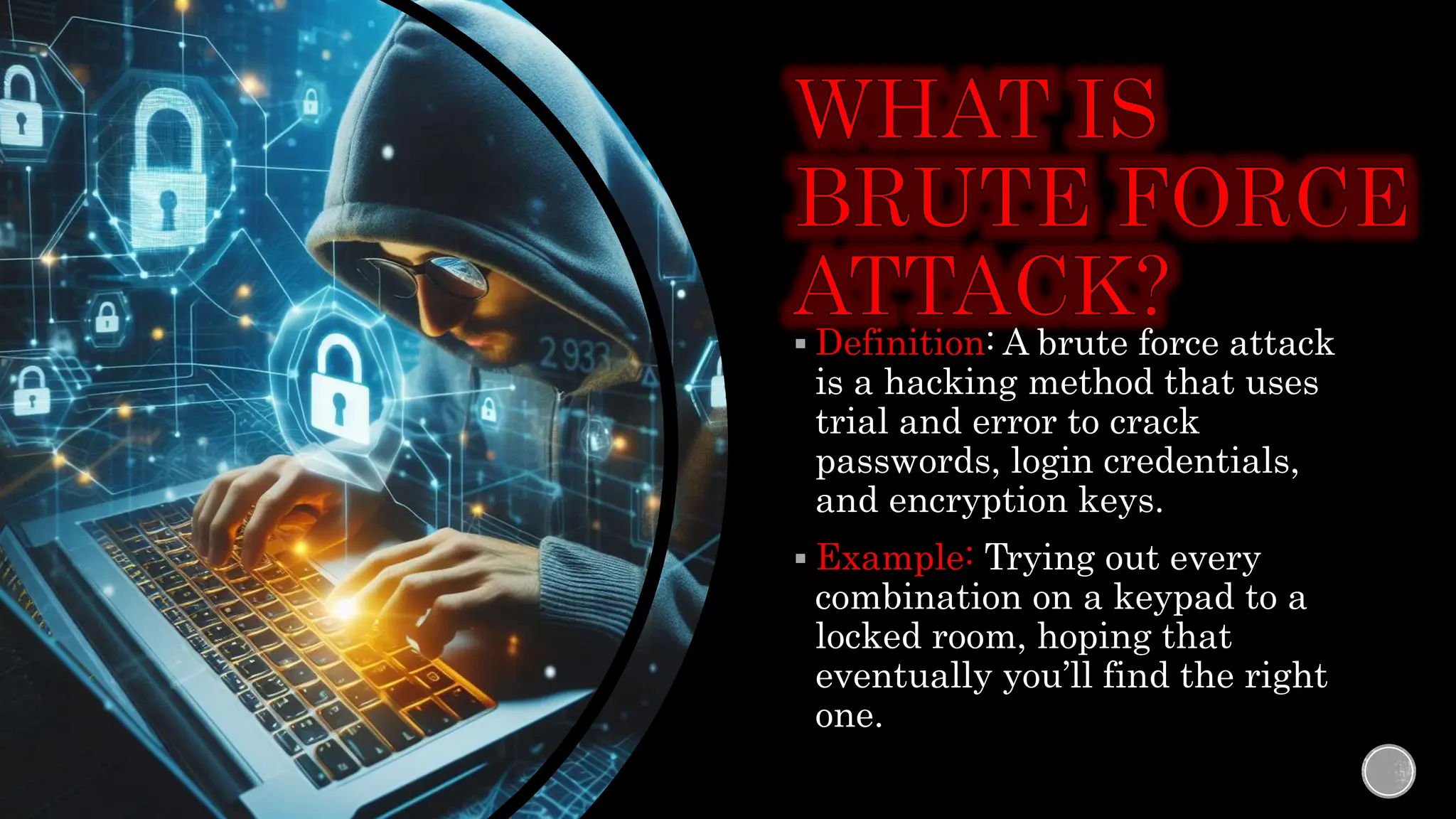 Brute Force Attack and Its Prevention.pptx | Information and Network Security | Computing