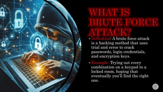 Brute Force Attack and Its Prevention.pptx | Information and Network Security | Computing
