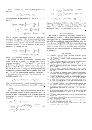 Brute force searching, the typical set and guesswork | PDF | Programming Languages | Computing
