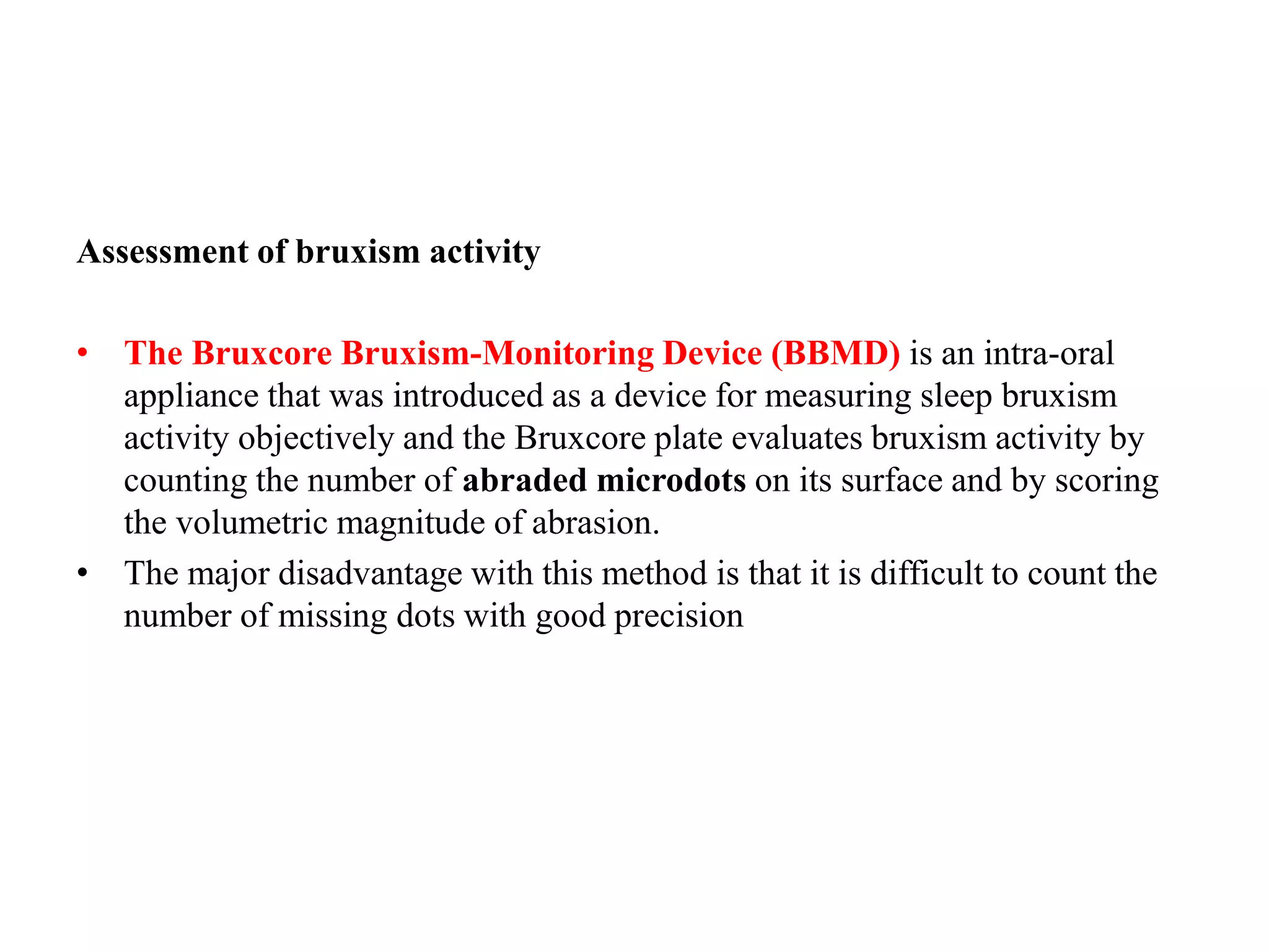 Bruxism and its management | PPTX