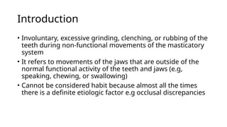 Powerpoint presentation about bruxism and nightguard | PPTX