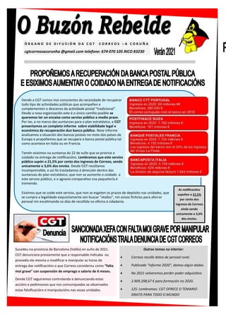 Buzón Rebelde da CGT. Verán 2021 | PDF