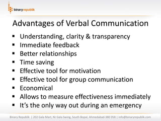 Br verbal communication | PPT