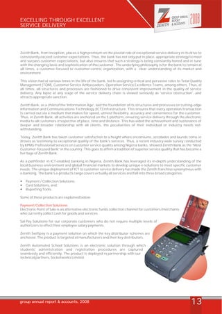 Zenith bank annual report 2008 | PDF