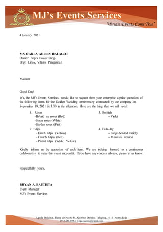 Bryan a. bautista evm nc iii institutional assessment portfolio golden ...